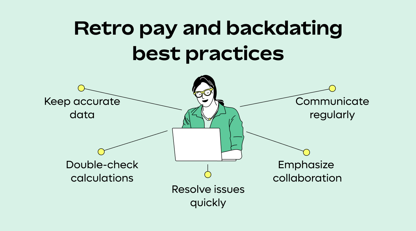 How to manage retro pay and backdating