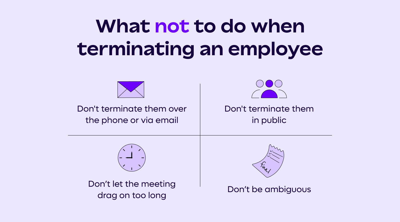 How to terminate an employee legally and professionally