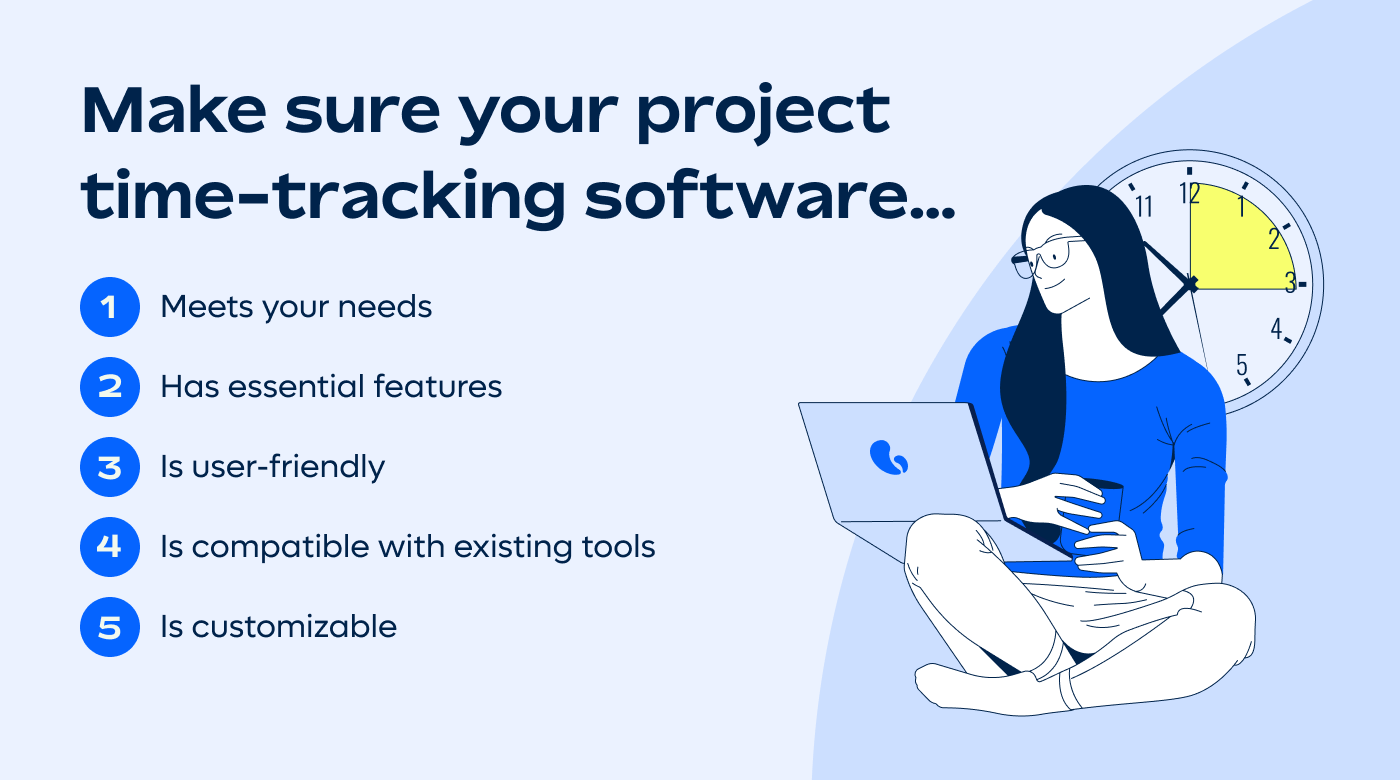 7 best project time-tracking software systems